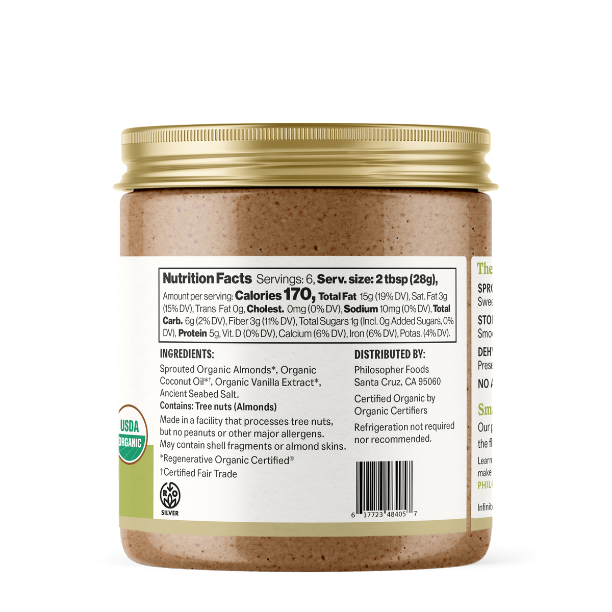 Creamy Alchemy Sprouted Almond Butter – Philosopher Foods